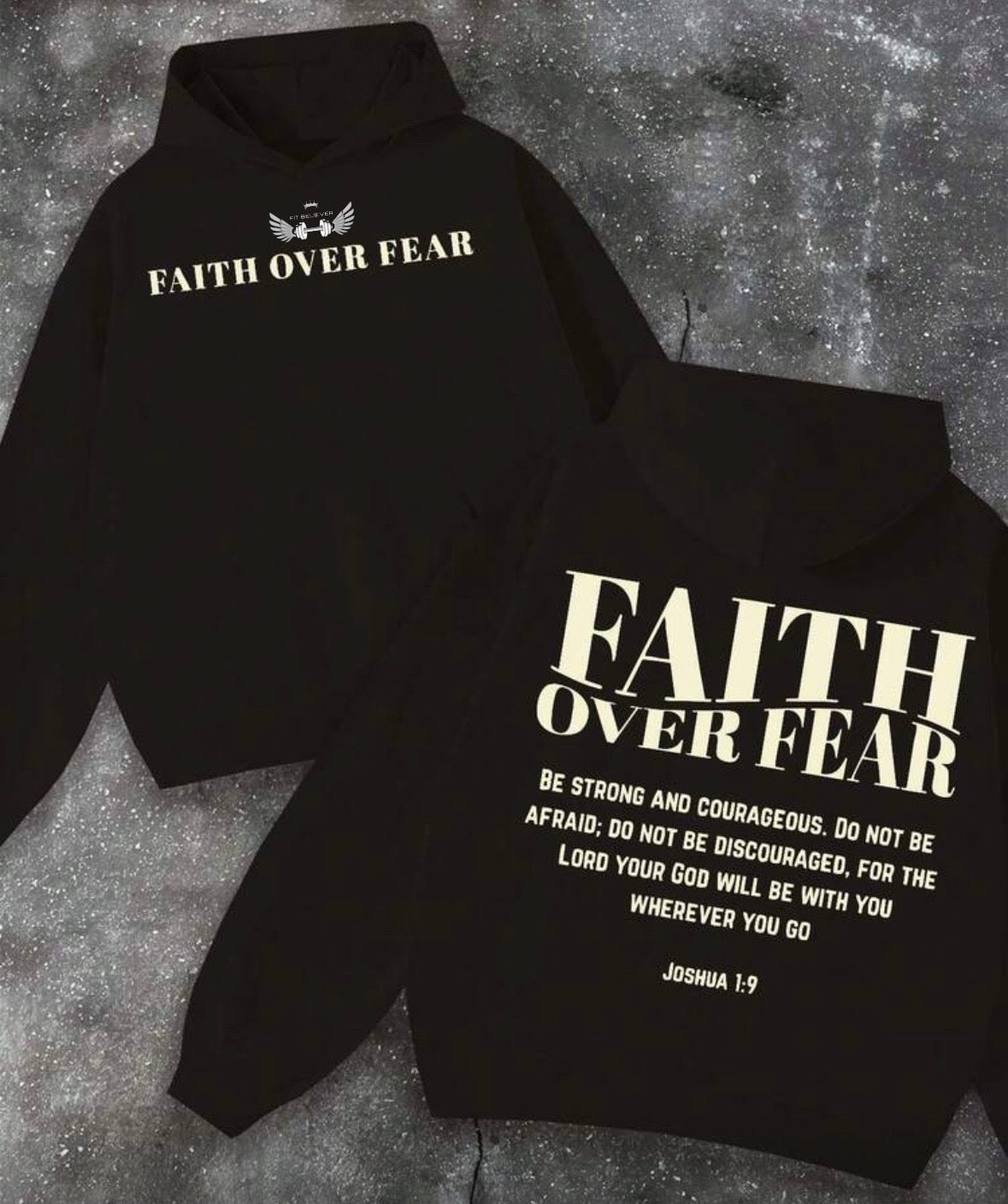 Faith Over Fear Hoodie – Fit Believer